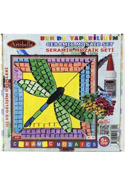 Artebella Seramik Mozaik Set 20x20 cm - Yusufçuk
