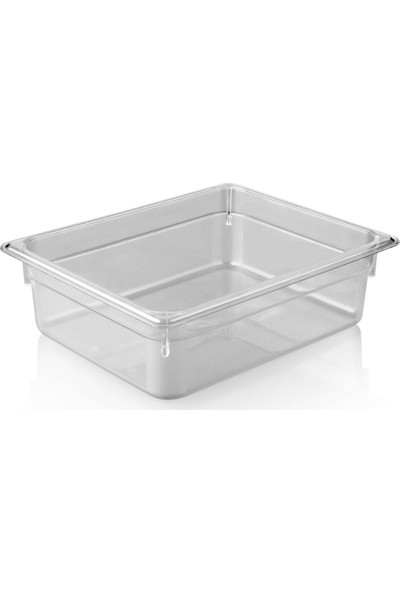 Plastport Kırılmaz Şeffaf Gastronom Küvet GN 1/2-100 Plastport Kırılmaz Şeffaf Gastronom Küvet GN 1/2-100