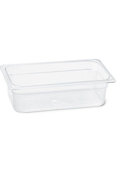 Plastport Kırılmaz Şeffaf Gastronom Küvet 1/4-100 Plastport Kırılmaz Şeffaf Gastronom Küvet 1/4-100