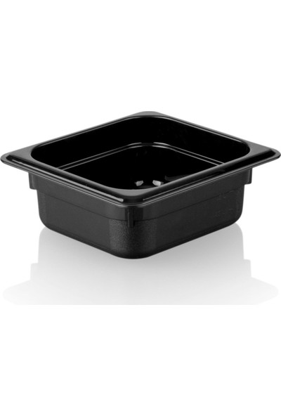 Plastport Kırılmaz Gastronom Küvet - Siyah 1/6-65 Plastport Kırılmaz Gastronom Küvet - Siyah 1/6-65