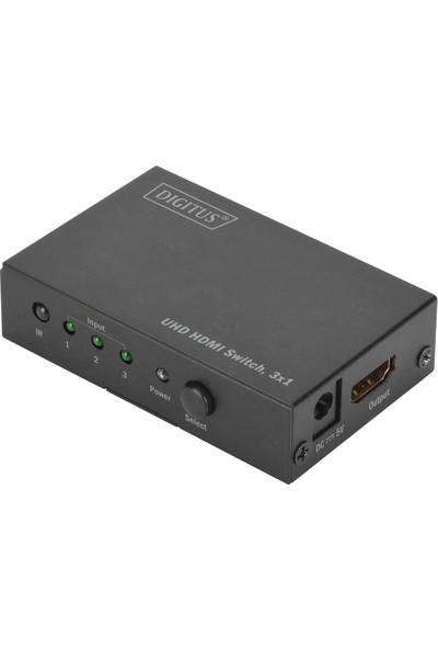 Digitus DS-45312 4K 3 x 1 HDMI 2.0 Switch Digitus DS-45312 4K 3 x 1 HDMI 2.0 Switch