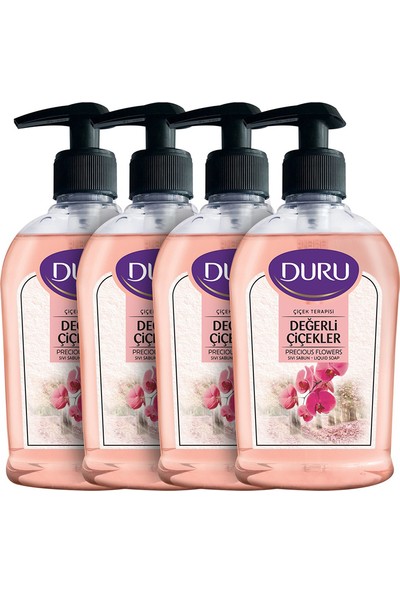 Duru Değerli Çiçekler Sıvı Sabun 4 Adet 300 ml