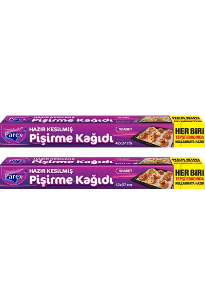 Parex Hazır Kesilmiş Pişirme Kağıdı 2 Paket