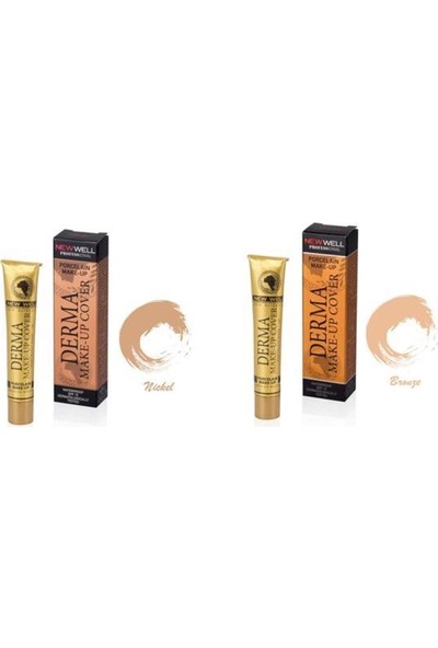 Newwell Derma Yoğun Kapatıcı Fondöten Bronze+6 Nickel Newwell Derma Yoğun Kapatıcı Fondöten Bronze+6 Nickel