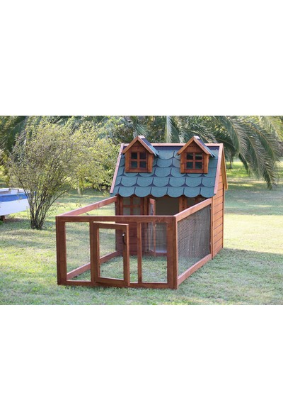 Mandu Bahçeli Ultra Lüks Ahşap Köpek Kulübesi (evi) Mandu Bahçeli Ultra Lüks Ahşap Köpek Kulübesi (evi)