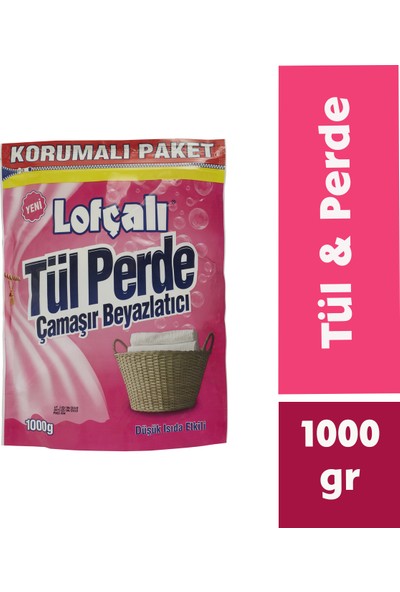 Lofçalı Tül, Perde, Çamaşır Beyazlatıcı 1000 gr