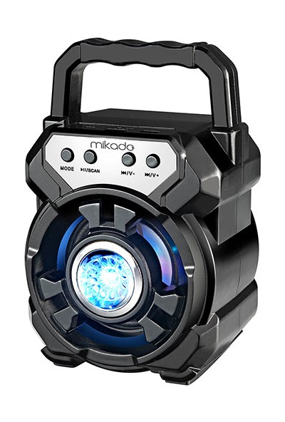 Mikado MD-BT65S 5W 800mAh 3.7V Siyah USB/TF Cart / Bluetooth Taşınabilir Speaker Mikado MD-BT65S 5W 800mAh 3.7V Siyah USB/TF Cart / Bluetooth Taşınabilir Speaker