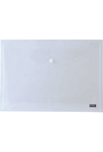 Kraf Çıtçıtlı Dosya A5 Şeffaf 1239
