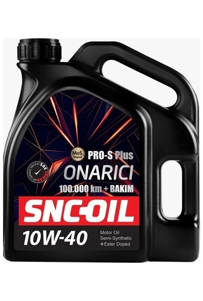 SNC-OIL Pro-S Plus 10W-40 4 Litre Onarıcı Motor Yağı ( Üretim Yılı: 2021 )