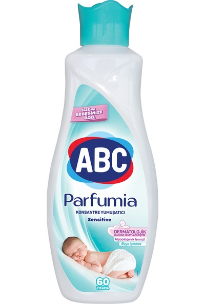 ABC Parfumia Konsantre Yumuşatıcı Sensıtıve 1440 ml ABC Parfumia Konsantre Yumuşatıcı Sensıtıve 1440 ml