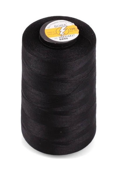 Bora Makine Polyester Dikiş İpi Siyah