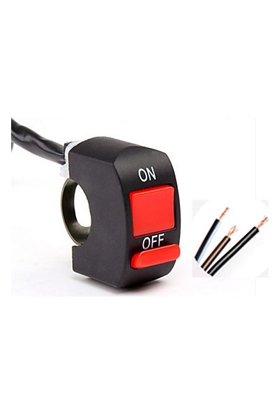 Cable Açma Kapama Düğmesi Motosiklet 3 Kablolu On Off Swich Cable Açma Kapama Düğmesi Motosiklet 3 Kablolu On Off Swich