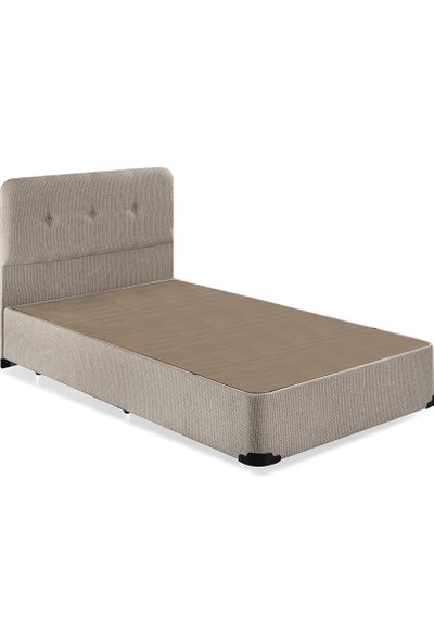 Niron Luna Baza ve Başlık Seti 120x200 cm Bir Buçuk Kişilik Sandıklı Sağlamlaştırılmış Profil Baza ve Başlık Takımı