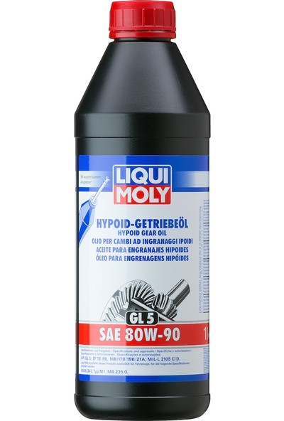 Liqui Moly Hypoid Gl5 80W-90 Dişli Şanzıman Yağı 1 lt Liqui Moly Hypoid Gl5 80W-90 Dişli Şanzıman Yağı 1 lt