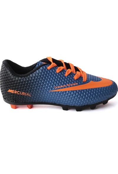 Walked 401 Kf Krampon Çim Erkek Çocuk Futbol Spor Ayakkabı Mavi Turuncu Walked 401 Kf Krampon Çim Erkek Çocuk Futbol Spor Ayakkabı Mavi Turuncu