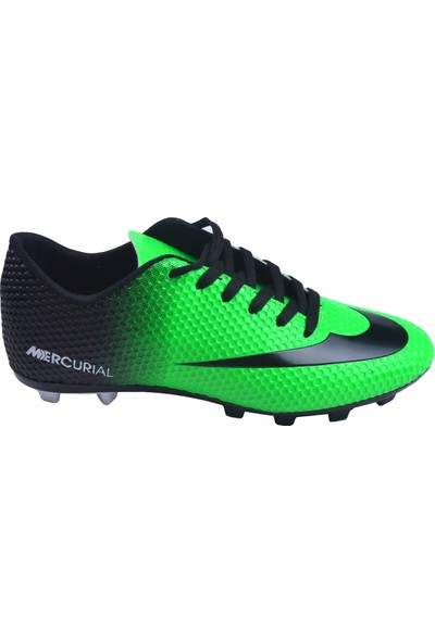 Walked 401 Km Krampon Çim Erkek Futbol Spor Ayakkabı Yeşil