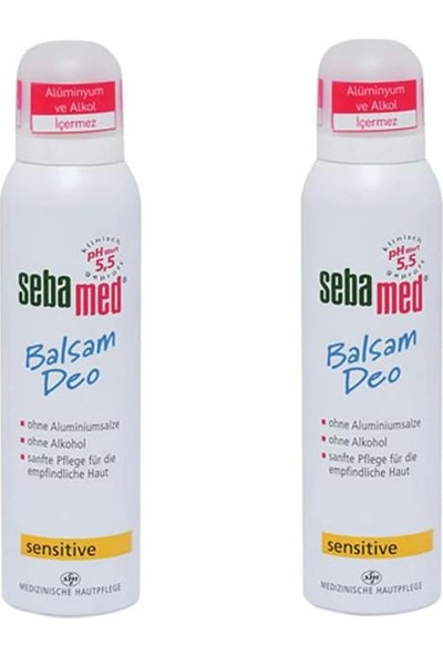 Sebamed Deodorant - Balsam Deo Aerosol 2 Adet 150 ml Sebamed Deodorant - Balsam Deo Aerosol 2 Adet 150 ml