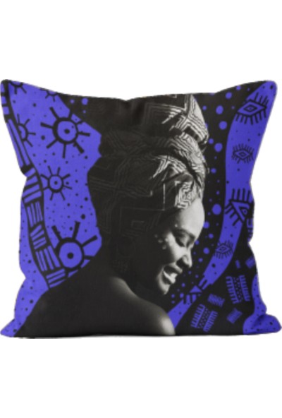 Belnido Home Afrika Motifli Dekoratif Kırlent Kılıfı - KRA00003