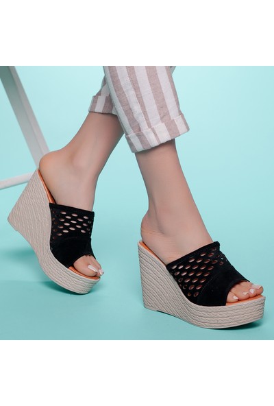 Muggo AYS70 Kadın Topuklu Terlik