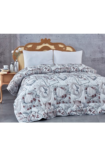 Komfort Home Baskılı Çift Kişilik Microfiber Yorgan 195X215 cm Komfort Home Baskılı Çift Kişilik Microfiber Yorgan 195X215 cm