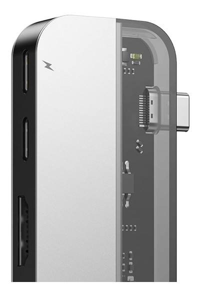 Baseus CAHUB-TD0G Transparent Series Type-C Multifunctional HUB Adapter Baseus CAHUB-TD0G Transparent Series Type-C Multifunctional HUB Adapter