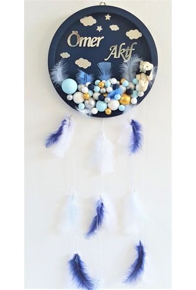 Baby Design Ayıcıklı Bulut Bubble Ahşap Pano Bebek Kapı Süsü - Lacivert-Mavi Baby Design Ayıcıklı Bulut Bubble Ahşap Pano Bebek Kapı Süsü - Lacivert-Mavi