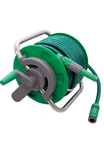 Daye Dy 62120 Bahçe Sulama Hortum Makara Seti 20 m Daye Dy 62120 Bahçe Sulama Hortum Makara Seti 20 m