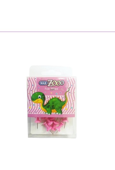 Mas Zooo Kod:61 Harita Çivisi Pembe