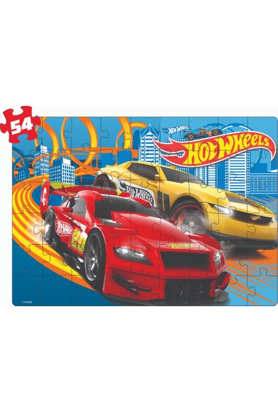 Diy-Toy Hot Wheels 2 İn 1 Puzzle Seti