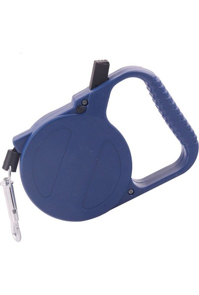 Sky Go Çift Tuşlu Makaralı Köpek Tasması 3 Metre Mavi Sky Go Çift Tuşlu Makaralı Köpek Tasması 3 Metre Mavi