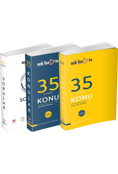 Açık Lise Tv 3'lü Set Açık Lise Tv 3'lü Set