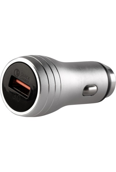 MF Product Jettpower 0359 Araç Şarjı Tek Usb Qc 3.0 Gümüş