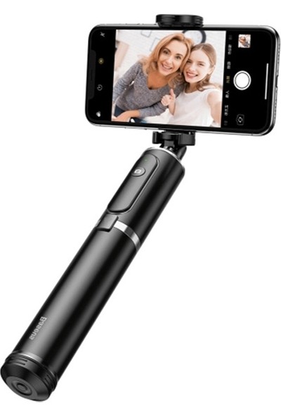 Baseus Bluetooth Uzaktan Kumandalı Selfie - Özçekim Tripod Çubuğu - Gri Baseus Bluetooth Uzaktan Kumandalı Selfie - Özçekim Tripod Çubuğu - Gri