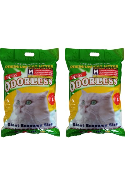 Odorless Micro Süper Emici Kristal Kedi Kumu 8 Aylık 2'li Odorless Micro Süper Emici Kristal Kedi Kumu 8 Aylık 2'li