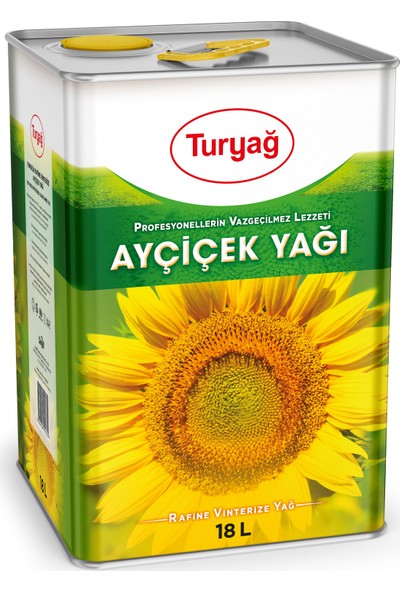 Turyağ Ayçiçek Yağı 18 lt Turyağ Ayçiçek Yağı 18 lt