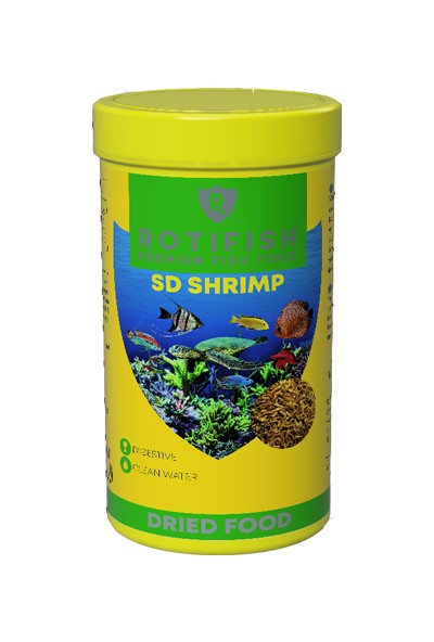 Rotifish Sd Shrimps Kurutulmuş Karides 250 ml 33 gr Rotifish Sd Shrimps Kurutulmuş Karides 250 ml 33 gr