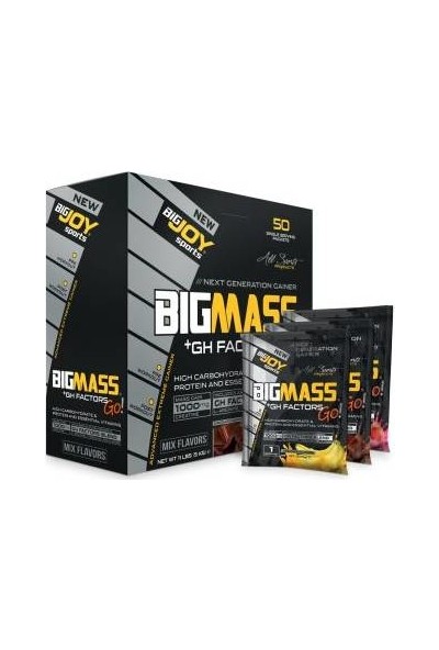 Bigjoy Sports Bigmass Mass Gainer Gh factors Karbonhidrat Protein Mix 50 Sachet Bigjoy Sports Bigmass Mass Gainer Gh factors Karbonhidrat Protein Mix 50 Sachet