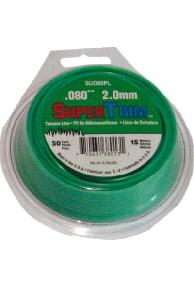 Super Trim Elektrikli Tırpan Misinası 2,0 mm 15 M Super Trim Elektrikli Tırpan Misinası 2,0 mm 15 M
