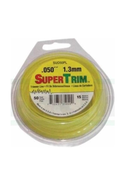 Super Trim Elektrikli Tırpan Misinası 1,3 mm 15 M Super Trim Elektrikli Tırpan Misinası 1,3 mm 15 M