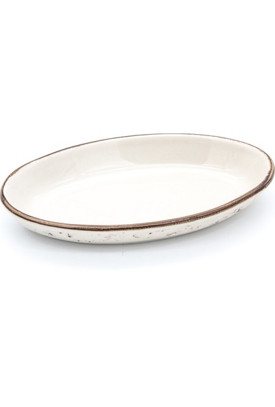 Marianna Oval Fırın Kabı Cappuccino 19 Cm