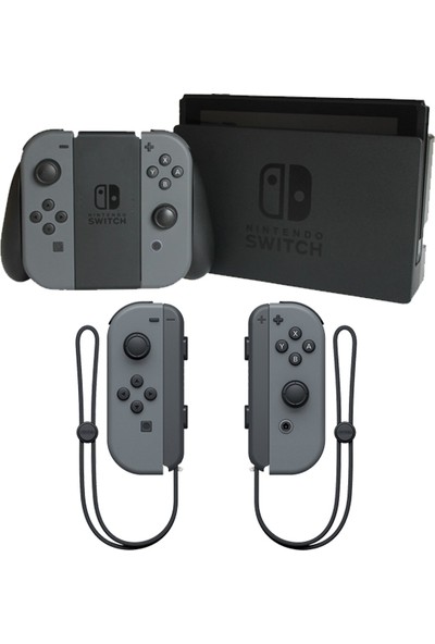 Nintendo Switch Gri Konsol ve Gri Joy-Con Nintendo Switch Gri Konsol ve Gri Joy-Con