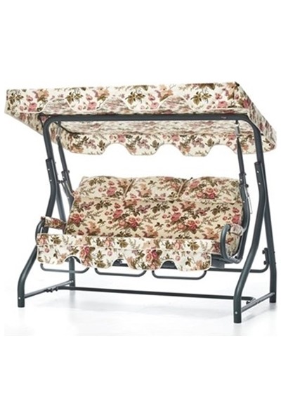 Erinöz Salvia 3 Kişilik Bahçe Balkon Teras Salıncağı