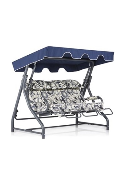 Erinöz Salvia 3 Kişilik Bahçe Balkon Teras Salıncağı