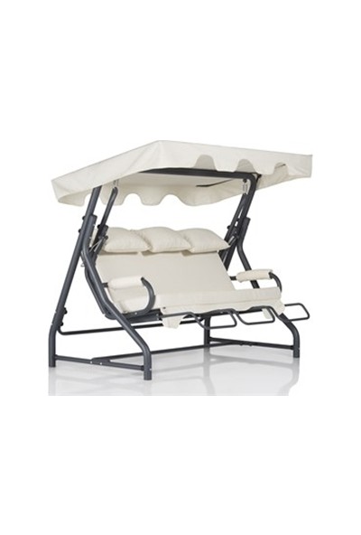 Erinöz Salvia 3 Kişilik Bahçe Balkon Teras Salıncağı