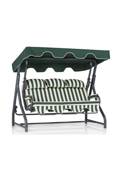 Erinöz Salvia 3 Kişilik Bahçe Balkon Teras Salıncağı