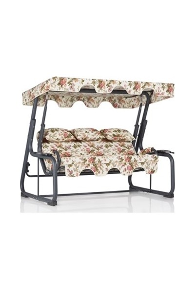 Erinöz Vitis 3 Kişilik Bahçe Balkon Teras Salıncağı