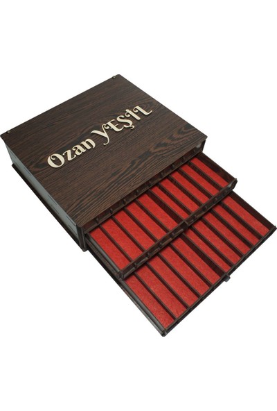 Tasarı Mekanı Kişiye Özel 3 Katlı Ahşap Tesbih Kutusu Tasarı Mekanı Kişiye Özel 3 Katlı Ahşap Tesbih Kutusu