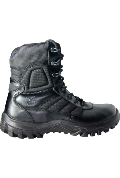 Vogel M1479 Fermuarlı Deri Postal Bot Siyah Vogel M1479 Fermuarlı Deri Postal Bot Siyah