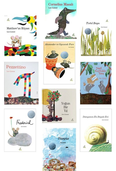 Leo Lionni 10 Kitaplık Set - 4 - 6 Yaş