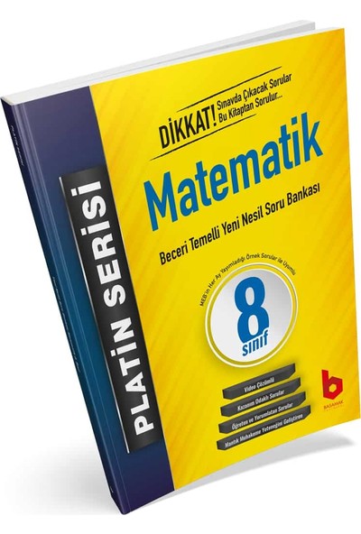 Basamak Yayınları LGS 8.Sınıf Platin Serisi Matematik Yeni Nesil Soru Bankası Basamak Yayınları LGS 8.Sınıf Platin Serisi Matematik Yeni Nesil Soru Bankası